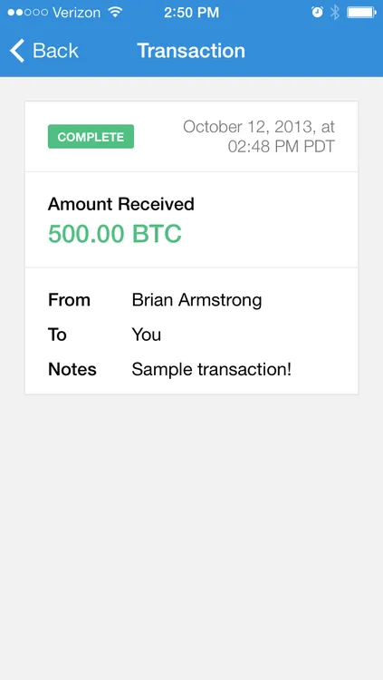 The Coinbase iOS app has launched!