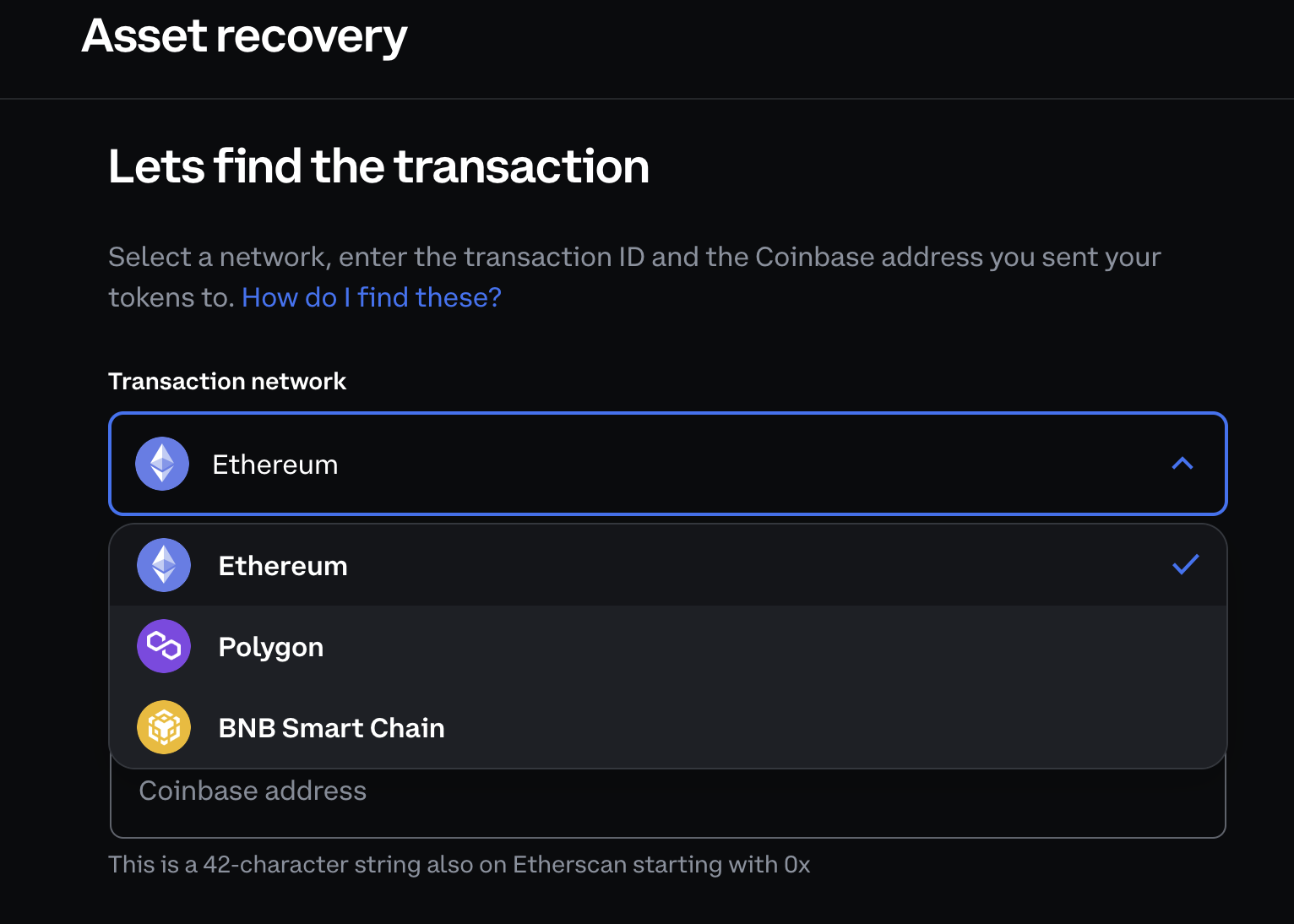 Coinbase announces support for Asset Recovery on BNB Smart Chain and ...